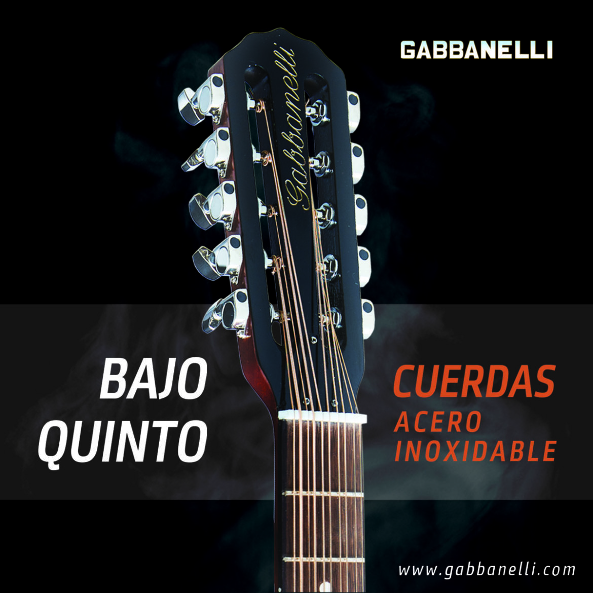 Bajo Quinto String-Stainless Steel - Gabbanelli Accordions