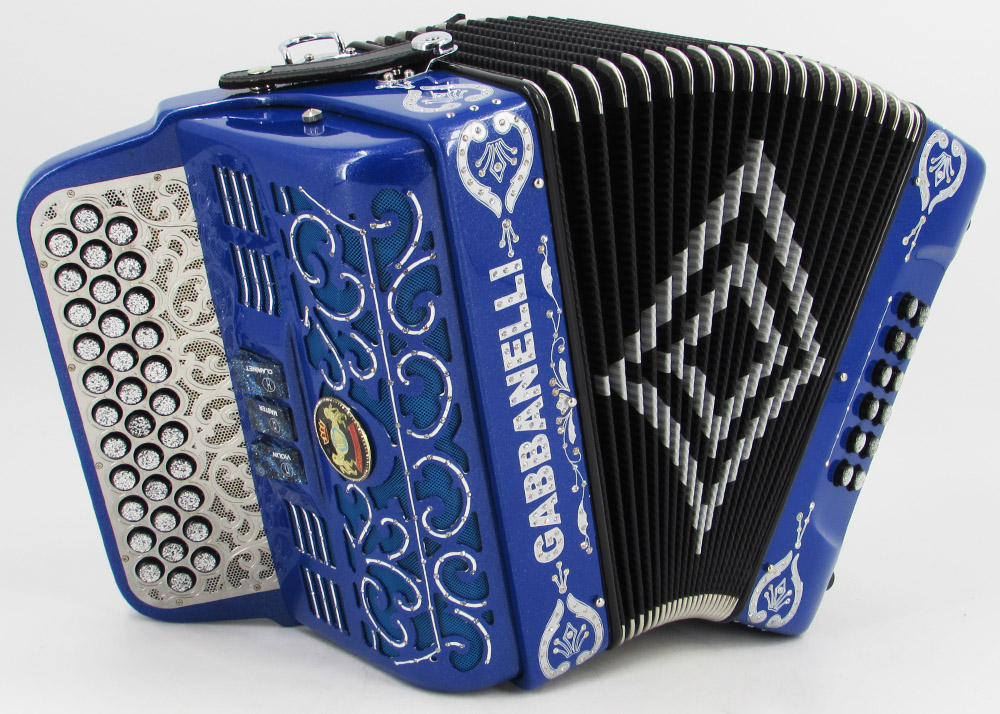Gabbanelli M103 Cobalt Blue - Gabbanelli Accordions