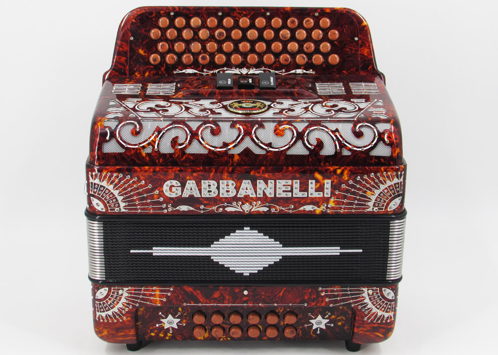 Gabbanelli M463 Tortoiseshell - Gabbanelli Accordions