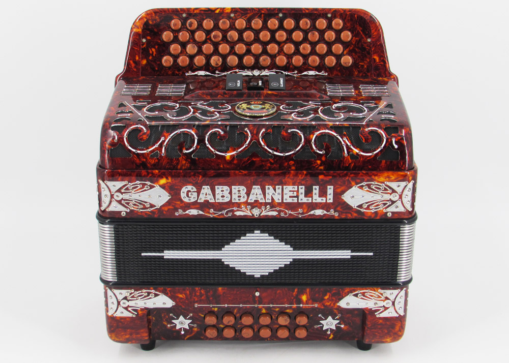 Gabbanelli M463 Tortoiseshell - Gabbanelli Accordions