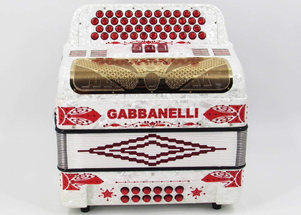 Gabbanelli M463 Blanco Perla - Gabbanelli Accordions