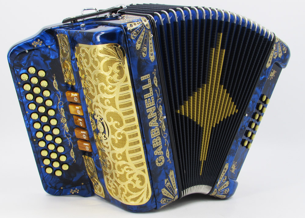 Gabbanelli M400 Blue Pearl - Gabbanelli Accordions