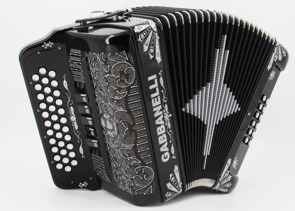 Gabbanelli M400 Black - Gabbanelli Accordions