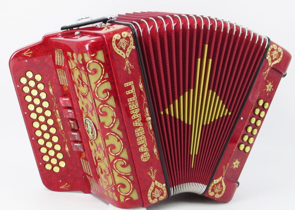 Gabbanelli M400 Imperial Red - Gabbanelli Accordions