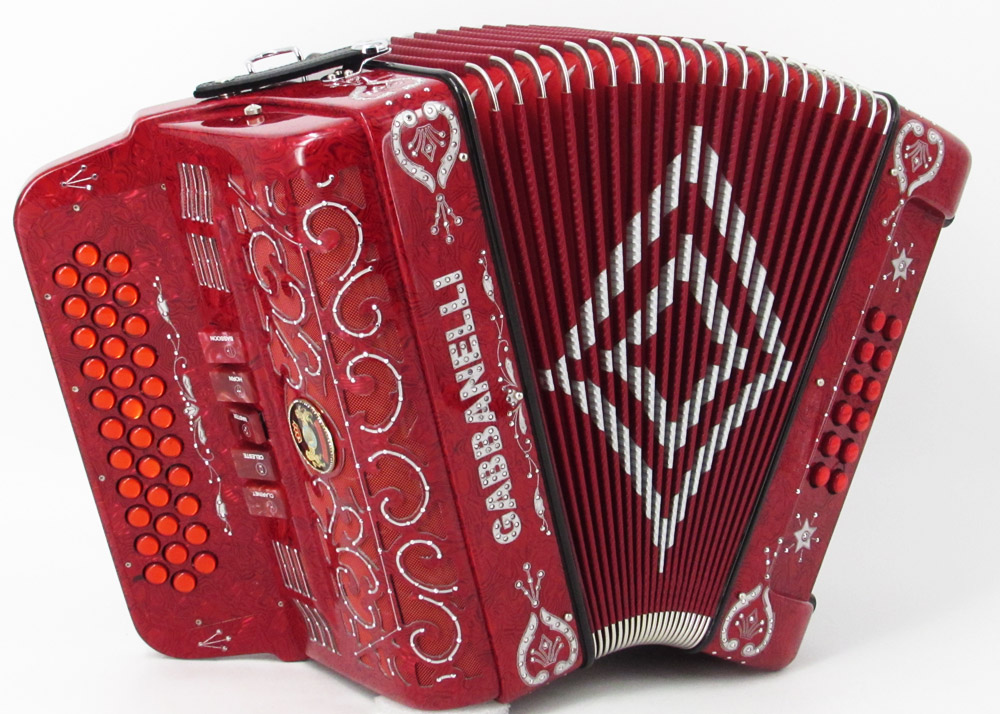 Gabbanelli M400 Imperial Red - Gabbanelli Accordions