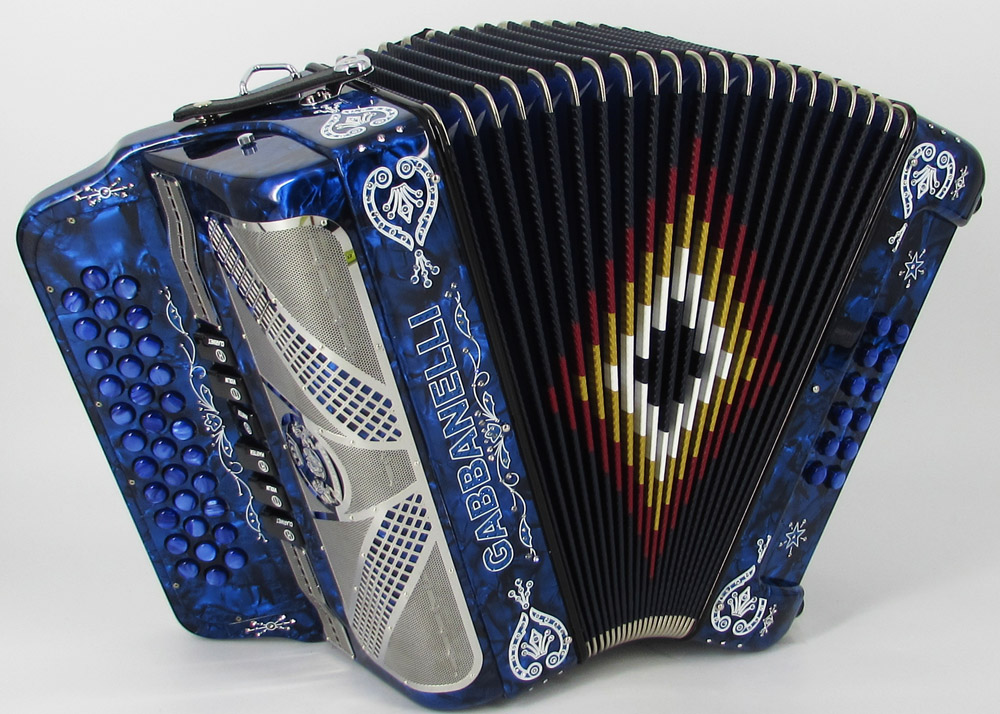 Gabbanelli M2Tone Blue Pearl - Gabbanelli Accordions